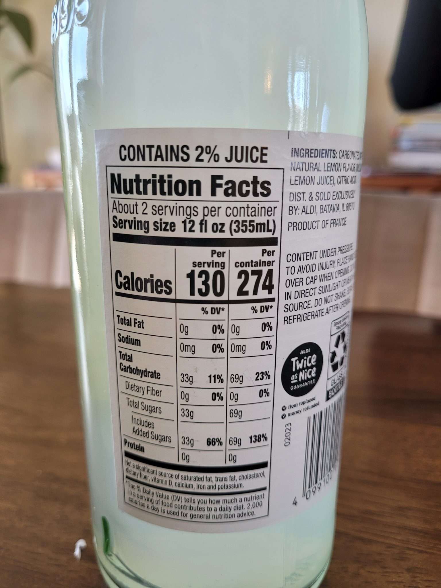 Aldi Sparkling Lemonade and French Soda - AldiThings